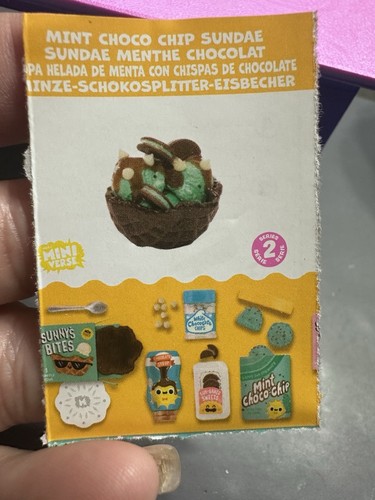 MINT CHOCOLATE CHIP SUNDAE MGA Miniverse Make It Mini Food Diner HTF ...