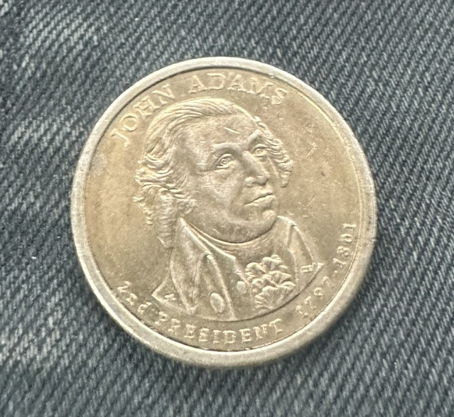 1$ JOHN ADAMS 2nd President (1797-1801) 2007 (D) US One Dollar Coin | eBay