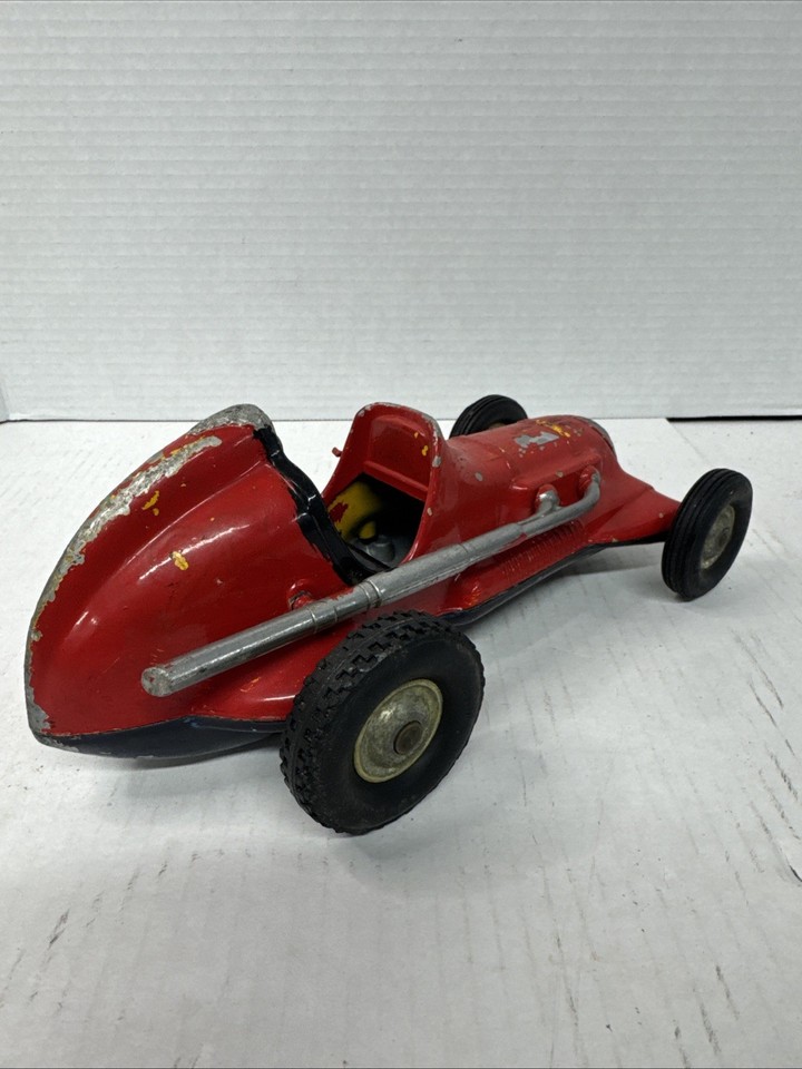 Vintage ROY COX Champion Red THIMBLE DROME TETHER TOY RACE CAR | eBay