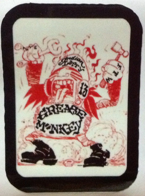 4-PACK INDIAN LARRY HARLEY DAVIDSON MOTORCYCLE CHOPPER HOT ROD STICKERS ...