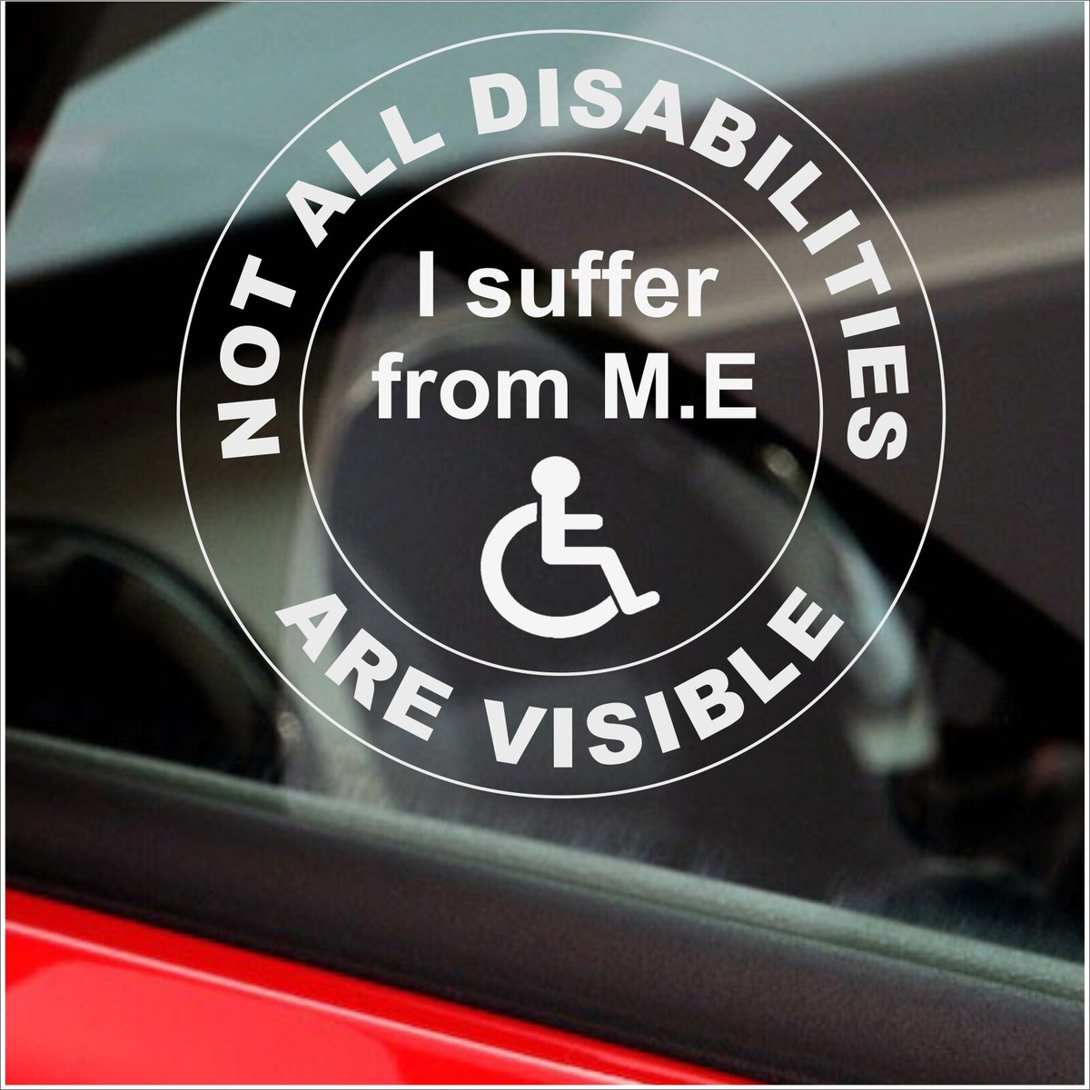 Not All Disabilities Are Visible Sticker Set Dftba