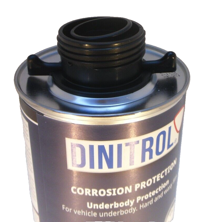 6 x DINITROL 4941 Underbody Chassis Rust Proofing Black Wax 1L Litre ...