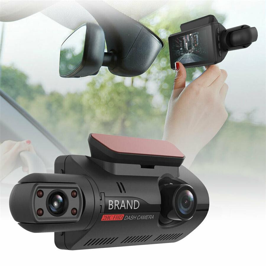 1080P Dual Lens Hidden Car DVR Dash Cam Video Camera Recorder Night ...
