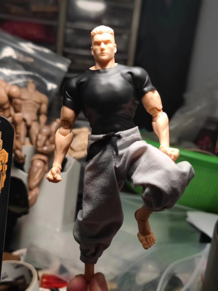 Custom Jujutsu Kaisen Fushiguro Toji Outfits for 1/12 Romankey Body（No ...