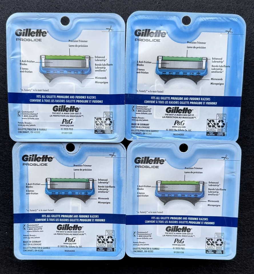 🪒 Gillette ProGlide Razor Blades (4) 4-packs (16 Cartridges Total ...