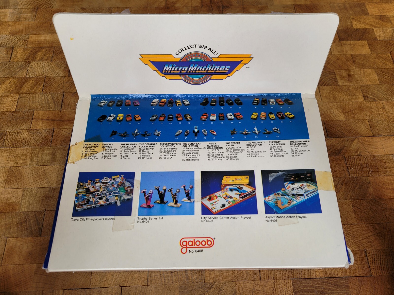 Micro Machines City Service Center - 1987 - In Original Box W/ 15 ...