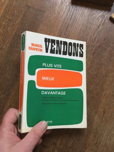 MARCEL CHAPOTIN vendons plus vite mieux davantage hachette 1968 | eBay