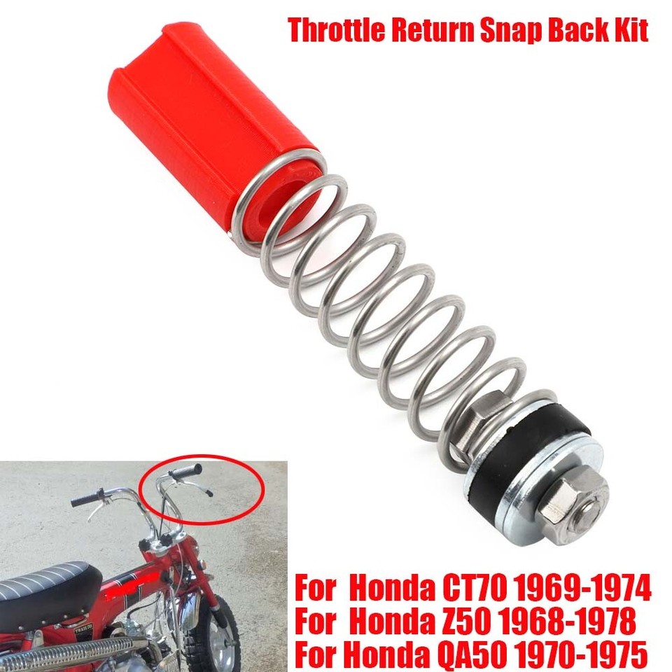 Throttle Return Snap Back Kit For Honda CT70 1969-1974,Z50 1968-1978 ...