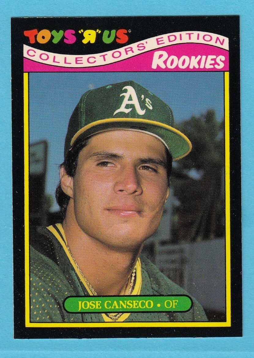 1987 Toys "R" US Topps Baseball Rookies - Jose Canseco - A's Box 735 | eBay
