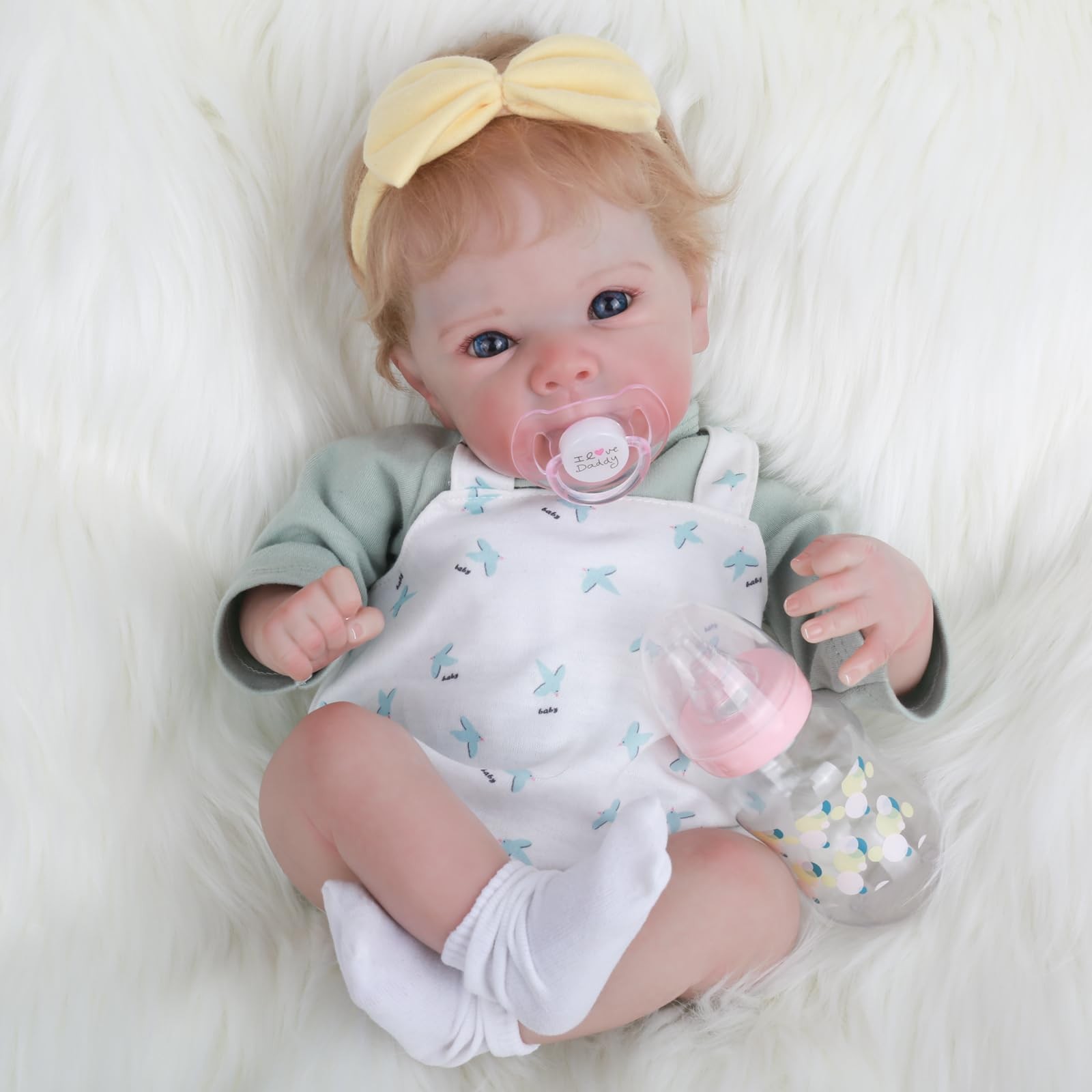WOOROY Realistic Reborn Baby Dolls - 18-Inch Real Life Newborn Baby ...