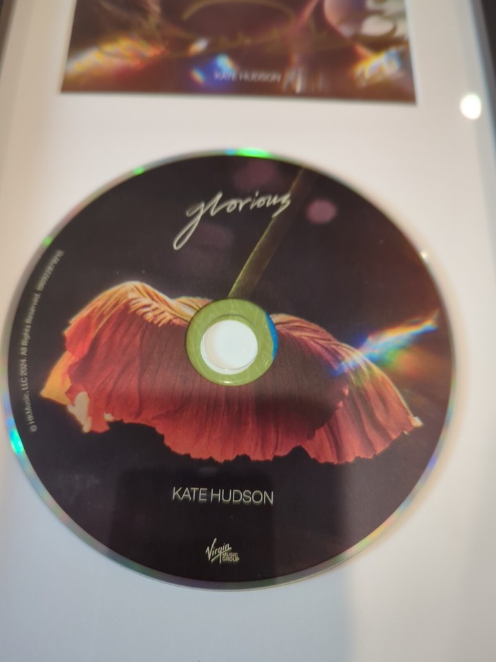 Kate Hudson "Glorious" – Framed Signed CD Insert – Authentic Autograph ...