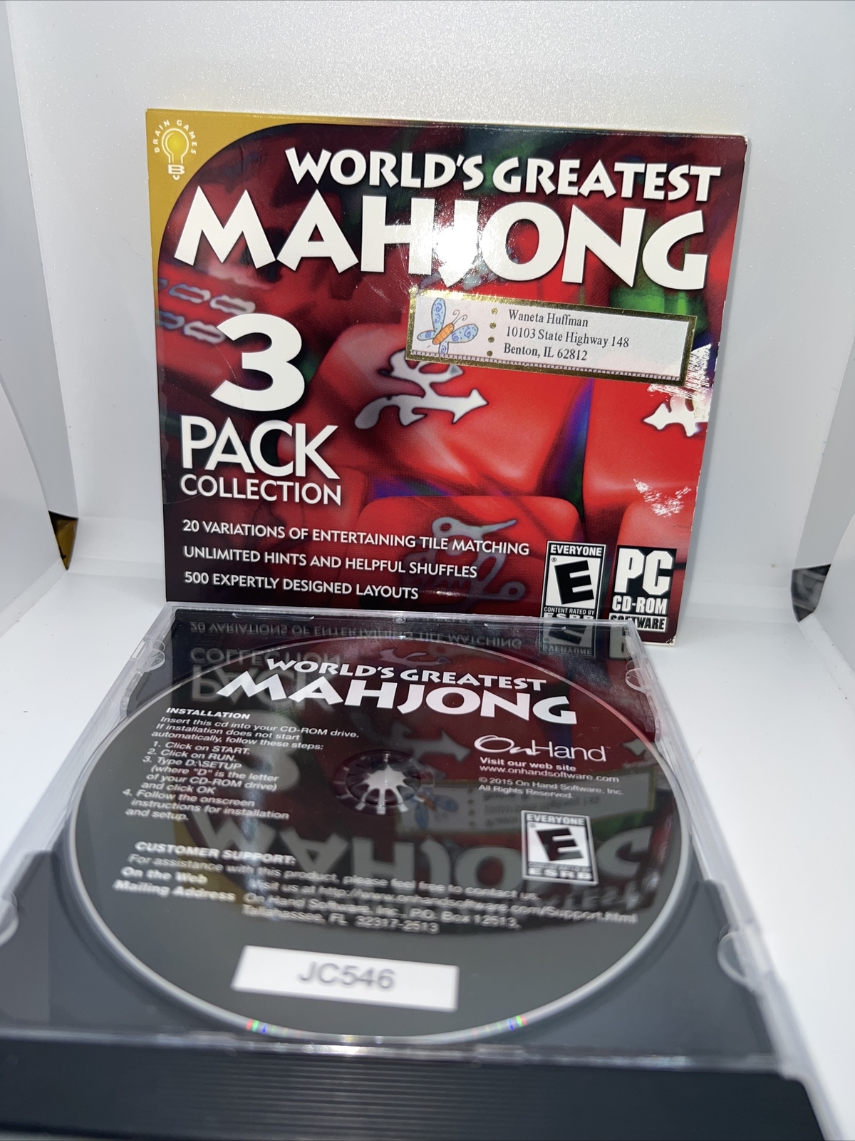 World's Greatest Mahjong 3 PK Collection PC Cd-rom Software Computer ...