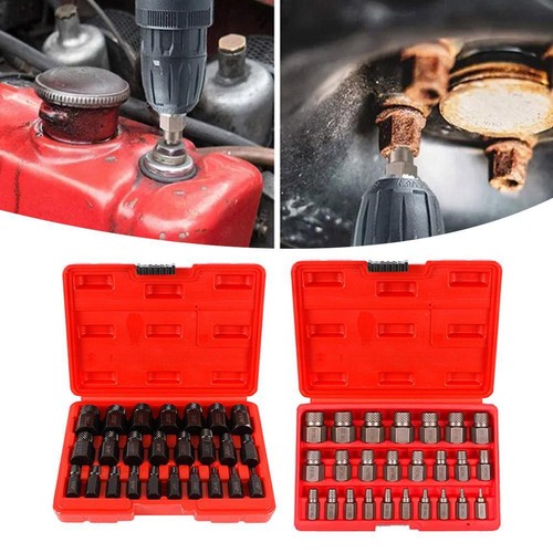 25Pcs Screw Extractor Set Hex Head Multi Easy Out Bolt Extractor Set ...