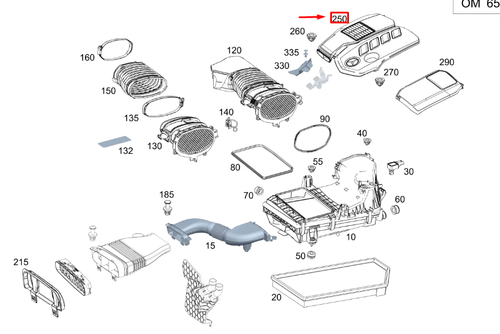 New MERCEDES-BENZ GLE W167 Engine Cover A6540103011 | eBay