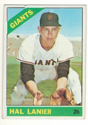 1966 TOPPS # 271 HAL LANIER SAN FRANCISCO GIANTS BASEBALL CARD - NO ...
