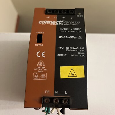 Used Weidmuller Connect Power Supply 8708670000 | eBay