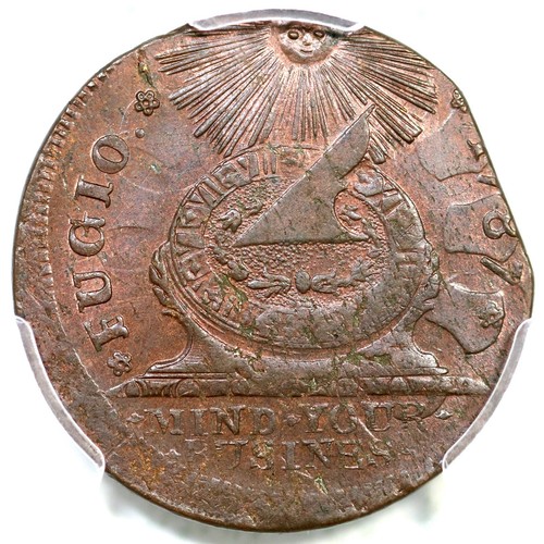 1787 N 11-X R-3 PCGS MS 63 BN Pointed Rays Fugio Cent Colonial Copper ...