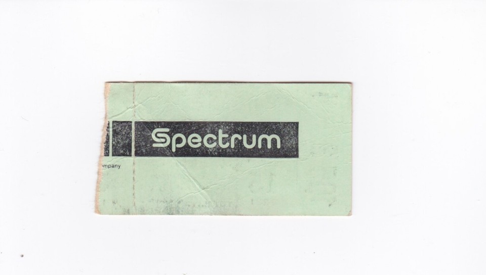 Bruce Springsteen Concert Ticket Philadelphia Spectrum July 15, 1981 ...