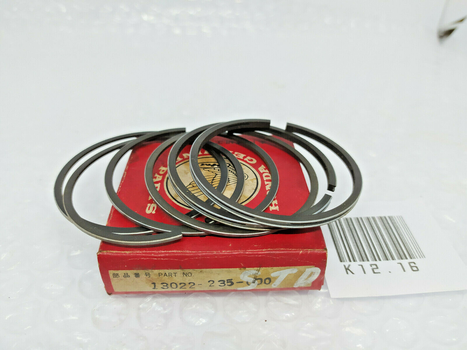 Genuine Honda CD175 CA175 CB175 CL175 SL175 PISTON RINGS SIZE 0.25 NOS ...