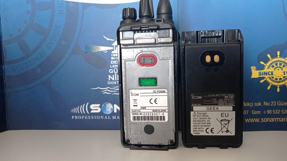 Icom IC-F4001 16 Channels UHF Two Way Radio | Black | FRS/GMRS | Analog ...
