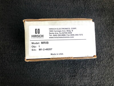 NEW HIRSCH MRIB MATCH 2 INTERFACE BOARD SCRAMBLE PAD | eBay
