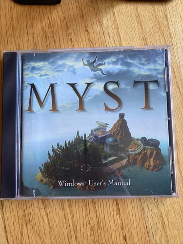 MYST Vintage 1994 Windows 3.1 PC CD Rom Video Game w Manual Broderbund ...