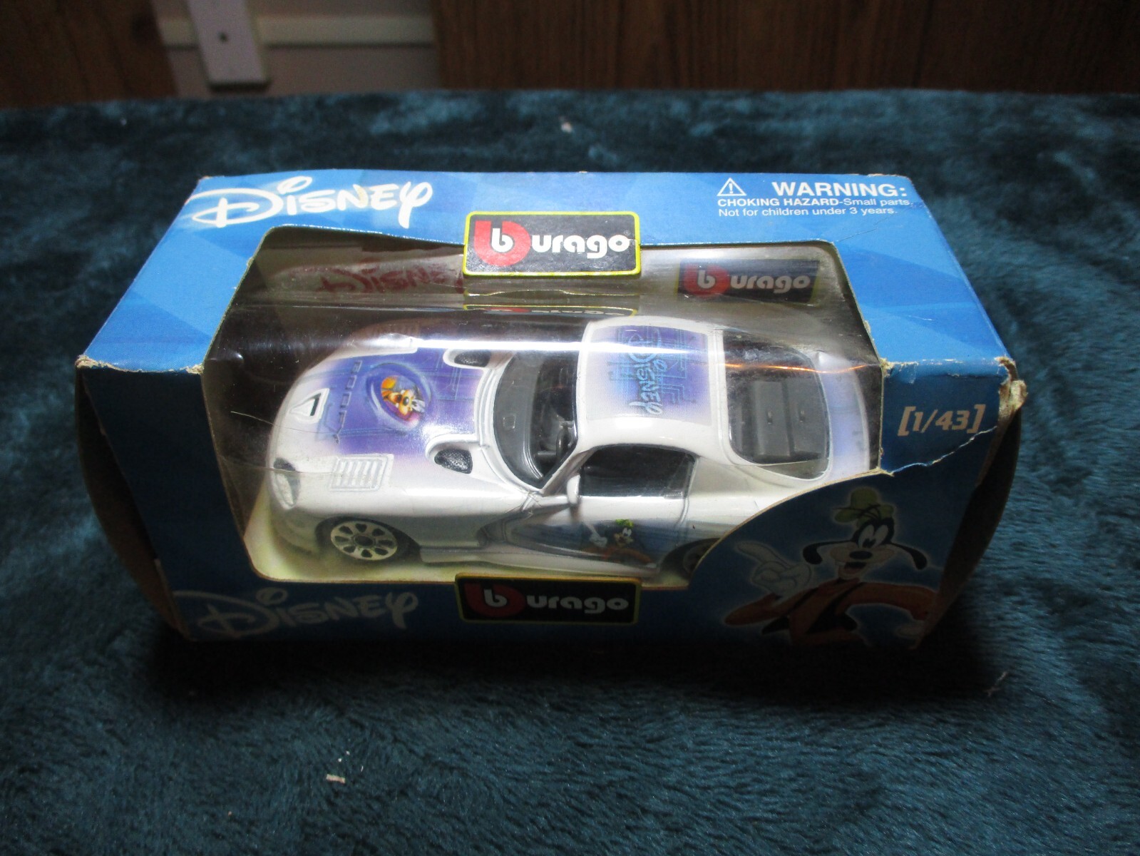 Bburago Disney Collection Dodge Viper GTS Goofy Die Cast 1/43 Scale NIB ...