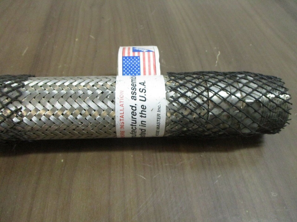 Hose Master Flexible Stainless Steel Hose Flexible Length: 9 1/2" Size ...