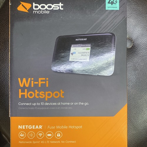 NETGEAR Fuse Boost Mobile Wi-Fi Hotspot 4G LTE Modem New in box FREE ...