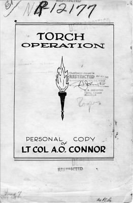 257 Page 3rd Infantry Division OPERATION TORCH North Africa Invasion ...