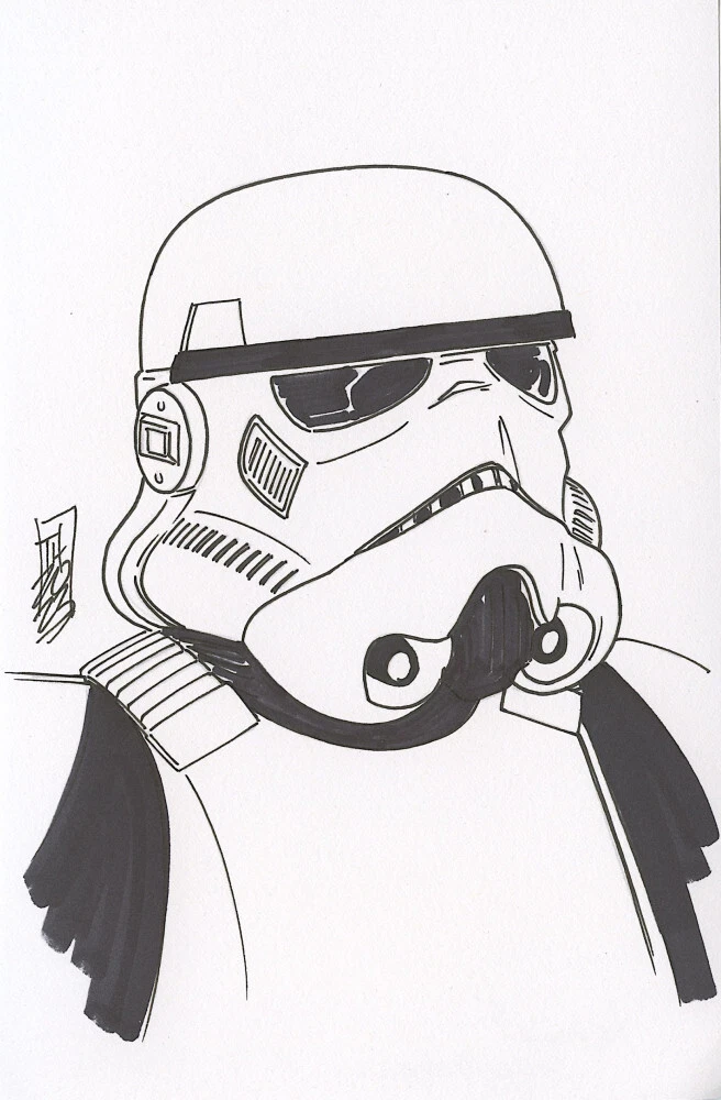Stormtrooper Drawing