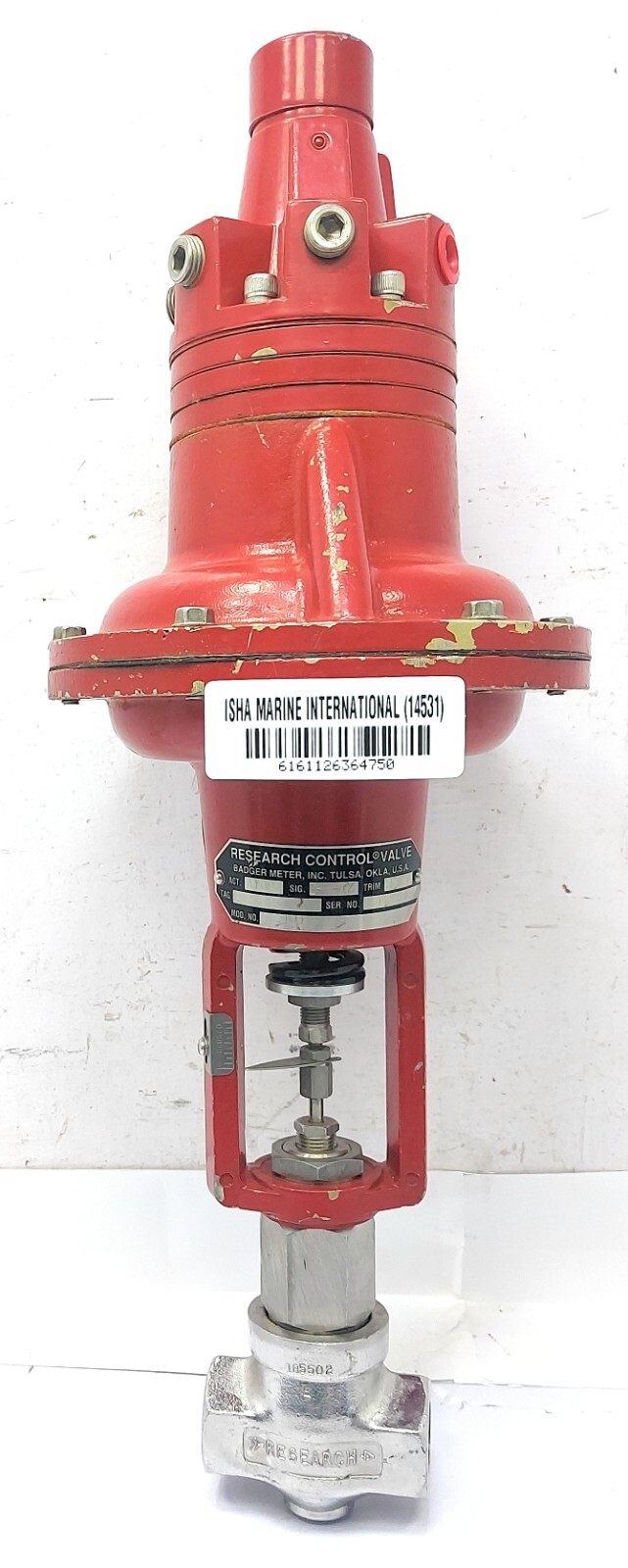 Badger Meter Research Control Valve With Badger Meter BLRA4 | eBay