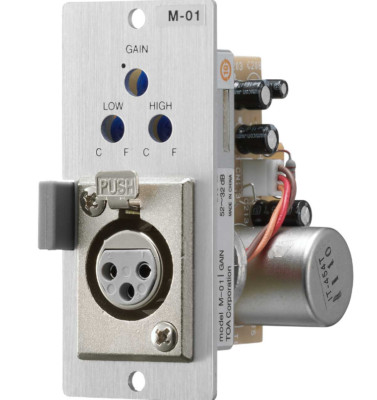 TOA M-01F Microphone Input Module for 900 Series Amplifiers (XLR-F) | eBay