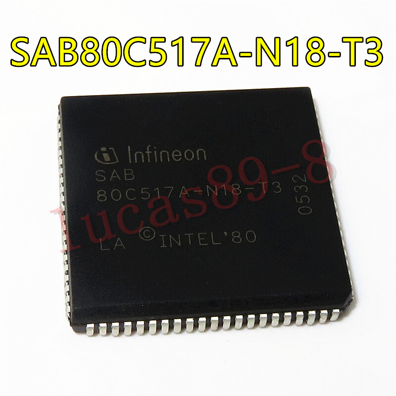 1PCS SAB80C517A-N18-T3 8-T3 SAB80C517 PLCC 8-Bit CMOS Single-Chip | eBay