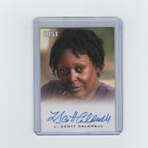 LOST ARCHIVES L. SCOTT CALDWELL AS ROSE NADLER AUTOGRAPH CARD | eBay