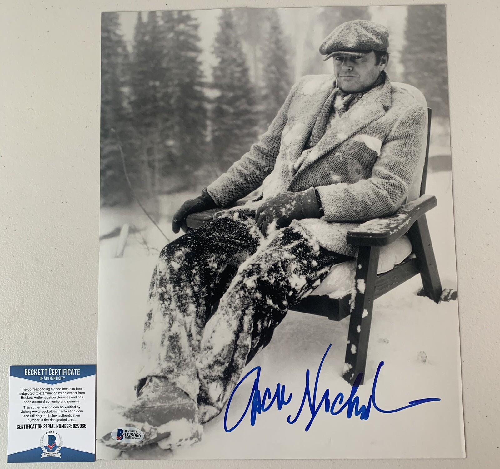JACK NICHOLSON SIGNED AUTOGRAPH 11x14 PHOTO THE SHINING BAS COA BECKETT ...