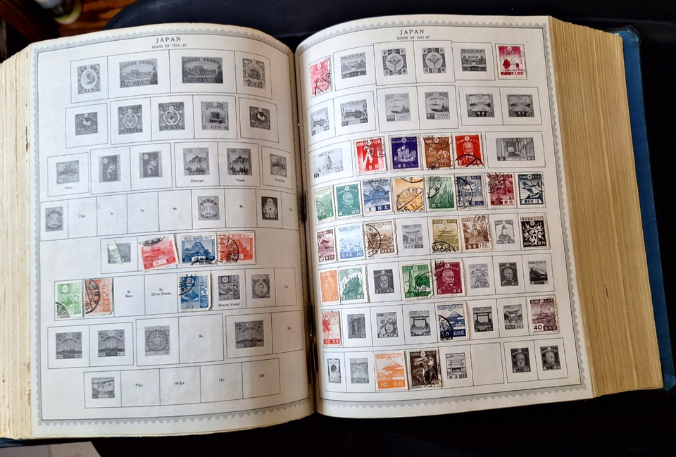 Minkus Pub The Master Global Stamp Album 1847-1957 With Tons Of Stamps ...