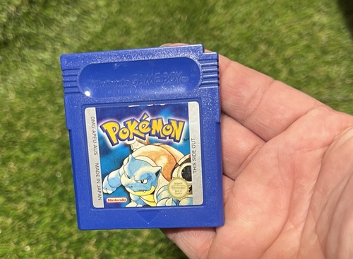 Nintendo Game Boy Pokemon Blue Version (GAME CARTRIDGE ONLY) Authentic ...