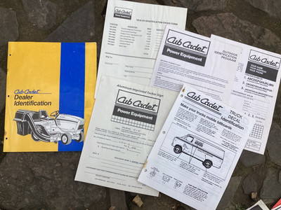 Rare Vintage Original Cub Cadet Dealer Identification Signs, Signage ...