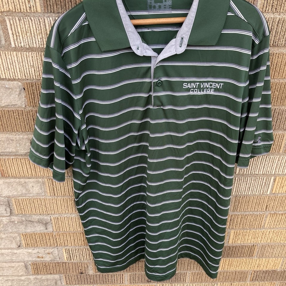Saint Vincent College Bearcats Men's XL Under Armour Golf Polo Green ...