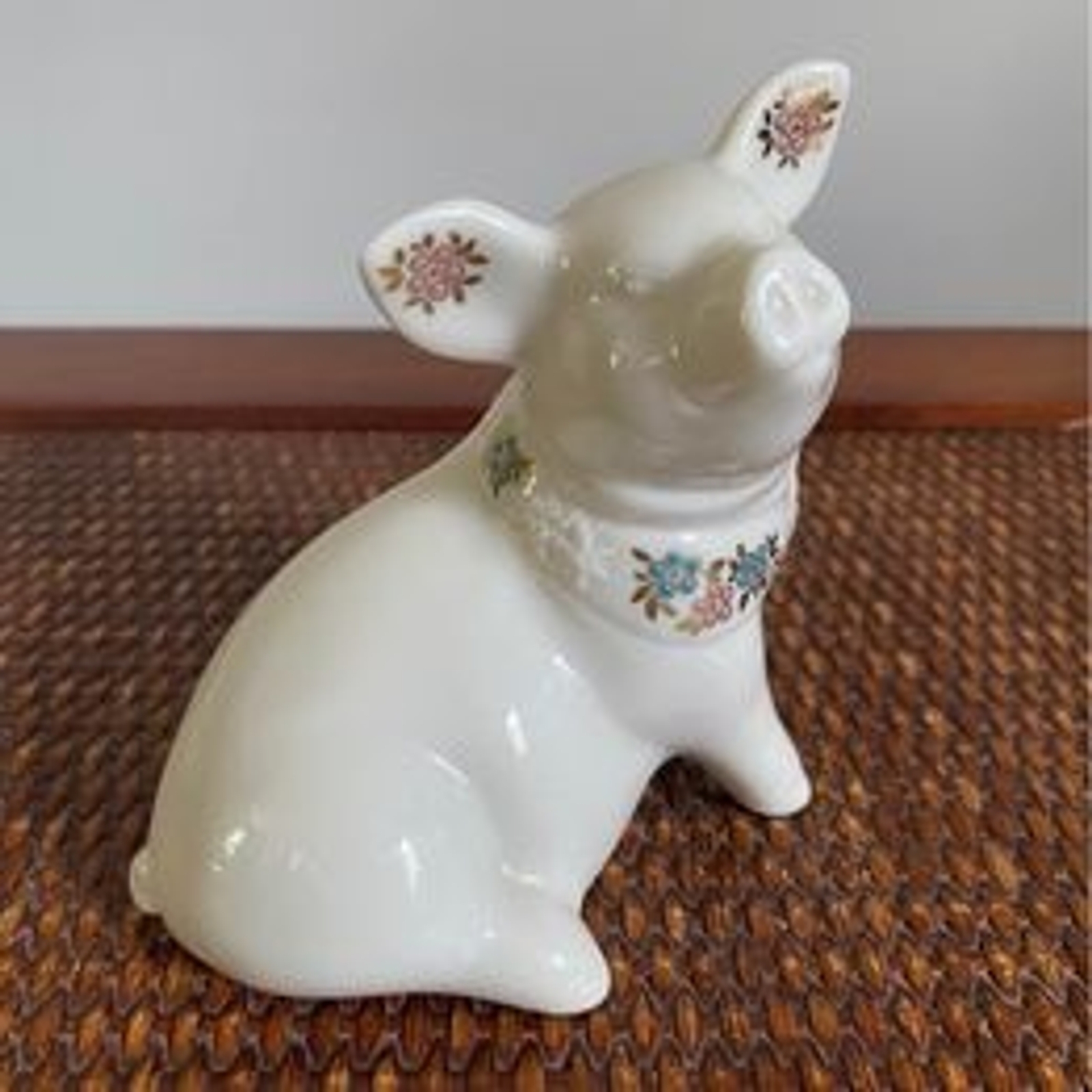 Vintage Lenox China Jewels Fine Porcelain Pig Figurine | eBay