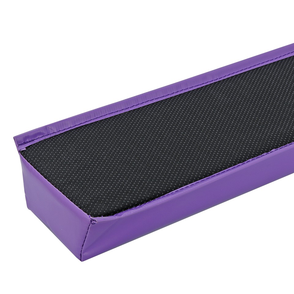9ft Purple Extra Firm Vinyl Balance Beam Folding Gymnastics Beam ...