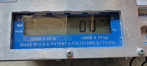 Intercomp PT-300 Wheel load Scale 20,000*20LB/10,000*10kg - No AC ...