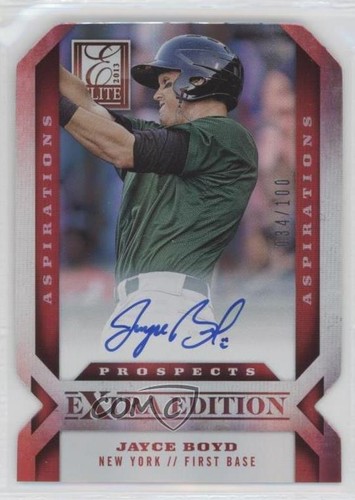 2013 Elite Extra Edition Aspirations Die-Cut Signatures /100 Jayce Boyd ...