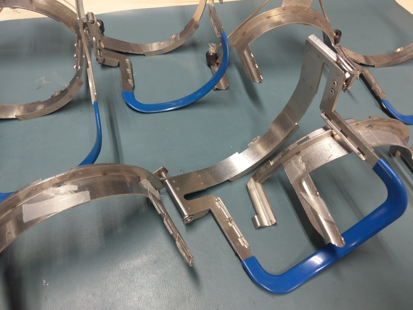 EMS HoopTech Embroidery Machine Cap Hat Hoop Semi-wide Brother lot of 6 ...