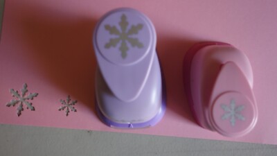 Lot 2 The Paper Studio Paper Punch Snowflakes Craft Winter Christmas ...