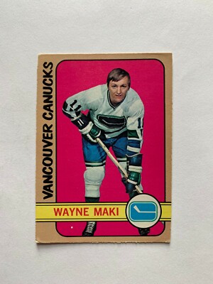 1972-73 O-Pee-Chee #84 Wayne Maki - Vancouver Canucks | eBay