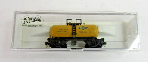 Atlas Model Railroad Co #3233 Dow Chemical Container Tank Car Single ...