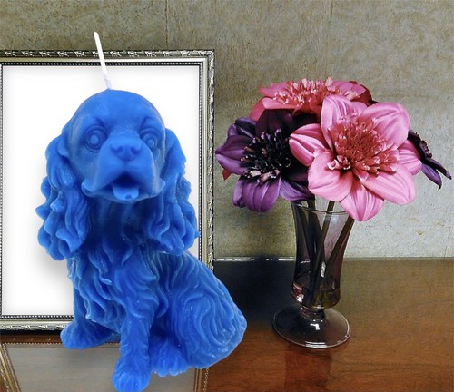 1pc Cocker Spaniel Scented (Strawberry Shortcake) Organic Beeswax ...