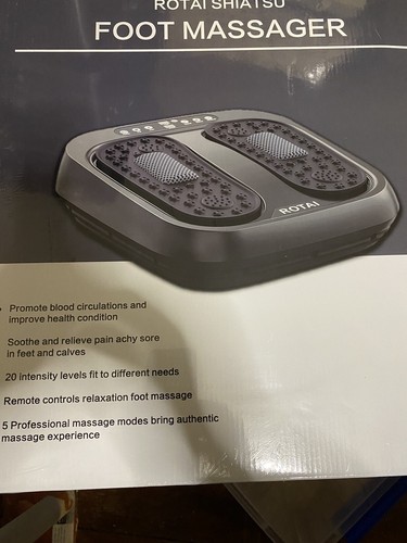 ROTAI Foot Massager Machine with Remote, Multi Relaxations and Pain ...
